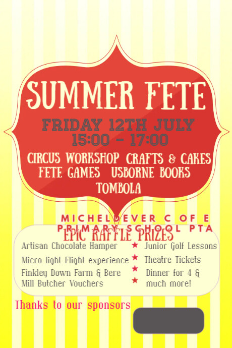 Summer Fayre Poster | PosterMyWall