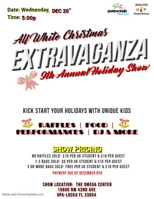 Free Christmas extravaganza Flyer Template | PosterMyWall