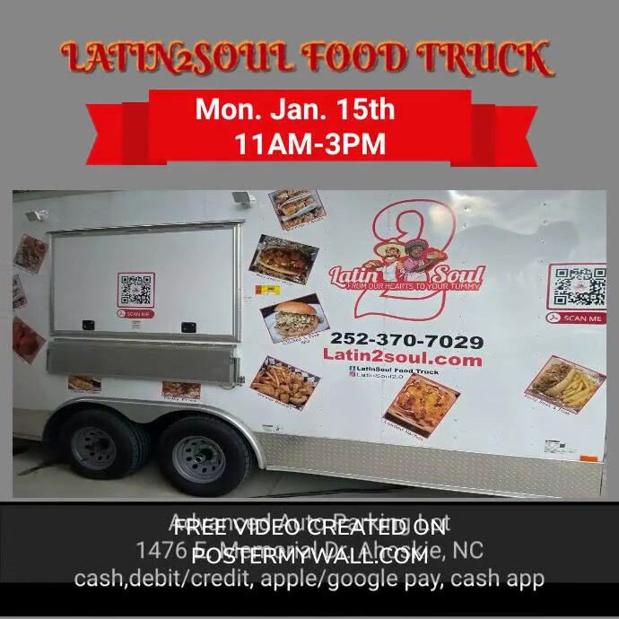 Food Truck 01/15 Advance Auto Flyer | PosterMyWall