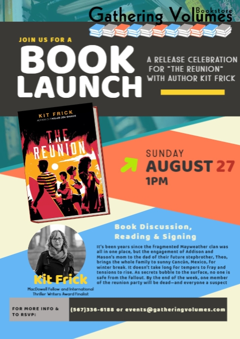 Book Launch Flyer | PosterMyWall