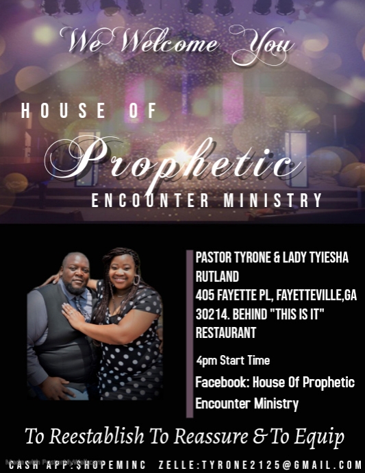 Copy of Prophetic Encounters | PosterMyWall