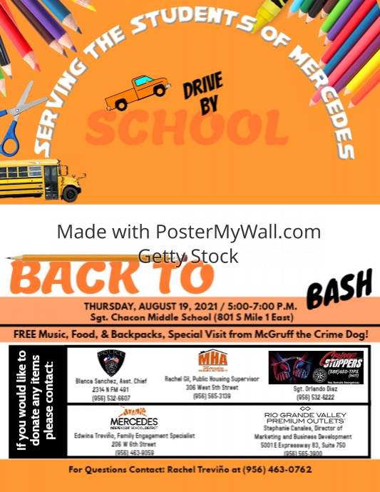 Backpack Bash (English) | PosterMyWall