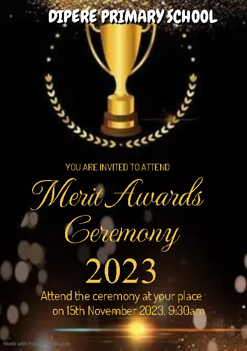 Award ceremony poster | PosterMyWall