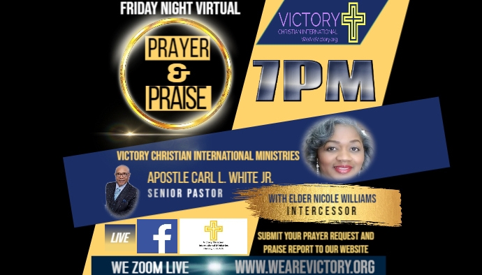 VCIM FRIDAY PRAYER & PRAISE BUS LOOK | PosterMyWall