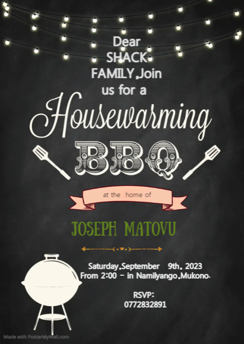 Home sweet home party theme invitation | PosterMyWall