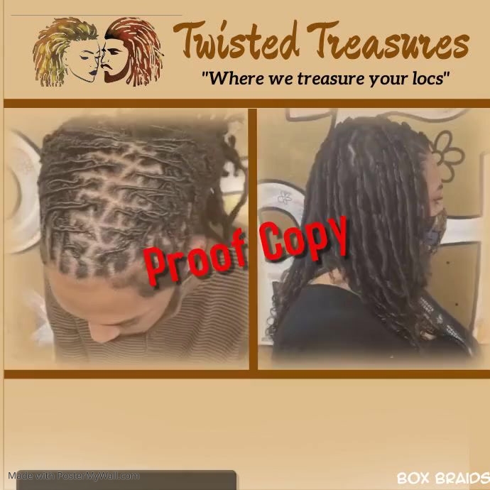 Copy of Copy of Hair Bradding | PosterMyWall