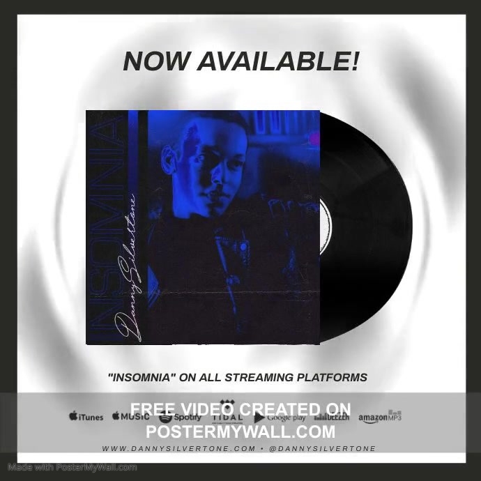 Copy of Copy of "New Single" NEW ALBUM RELEASE PROMO AD | PosterMyWall