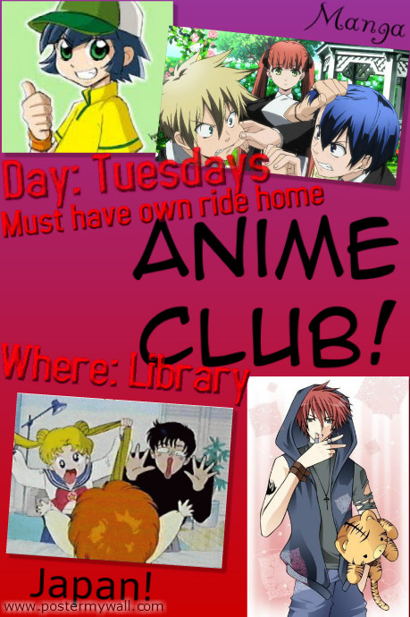 Anime Club | PosterMyWall