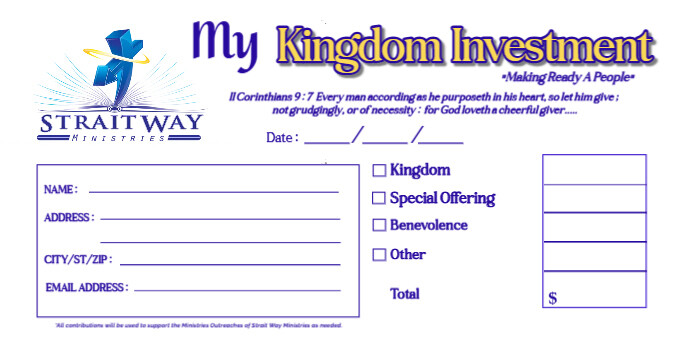 tithe and offering envelope | PosterMyWall