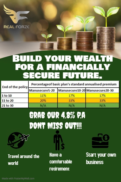 Copy of Financial Advisor Flyer Poster Template | PosterMyWall