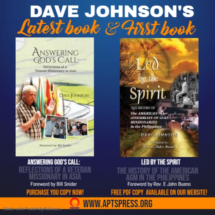 Copy of Dave Johnson's Latest and First book | PosterMyWall
