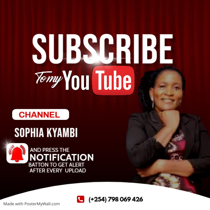Copy of subscribe youtube | PosterMyWall