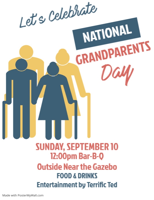 Grandparents Day Flyer Template | PosterMyWall