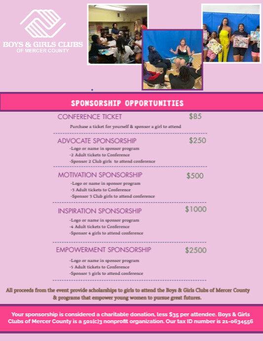 Sky Blue Event Sponsorship Poster (1) | PosterMyWall