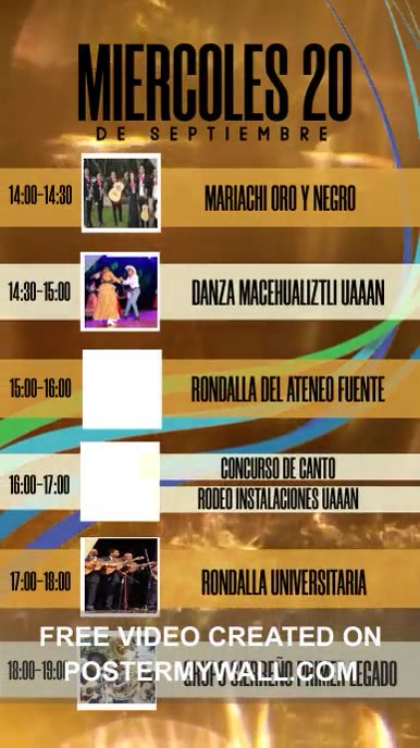 Music Festival Fest Band Event Story Schedule | PosterMyWall