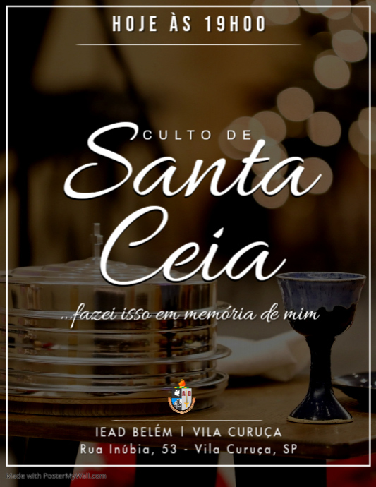 Santa ceia | PosterMyWall