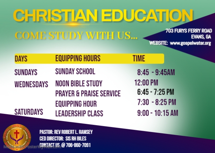 Church programs | PosterMyWall