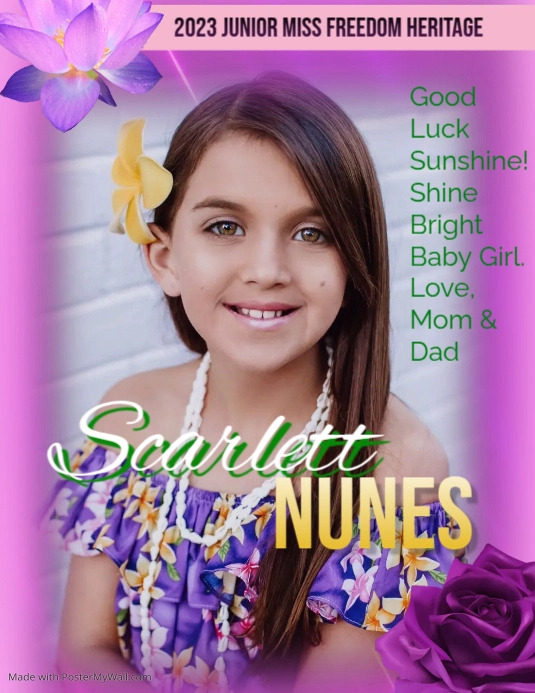 Copy of Copy of Pageant Contestant Promo | PosterMyWall