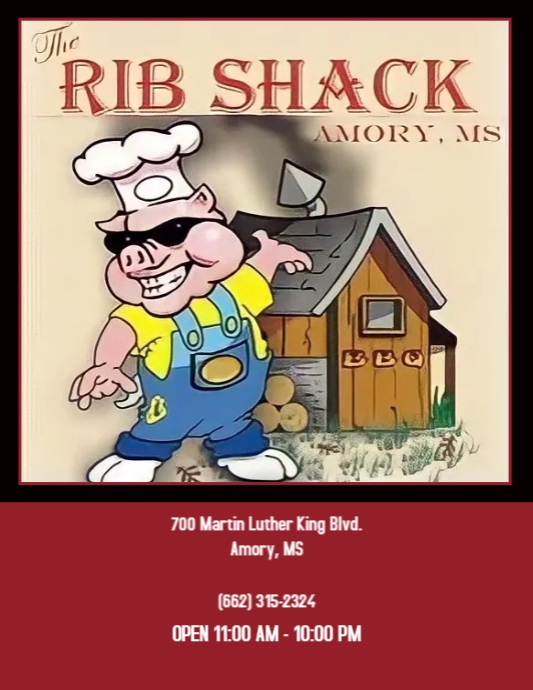 The Rib Shack | PosterMyWall