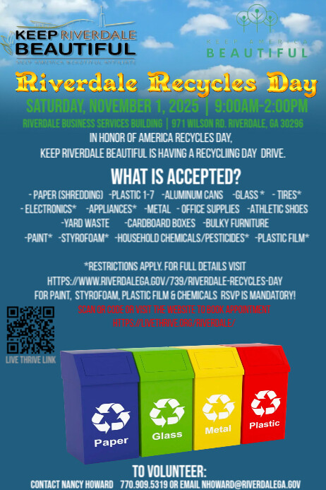 Riverdale Recycles 2024 | PosterMyWall