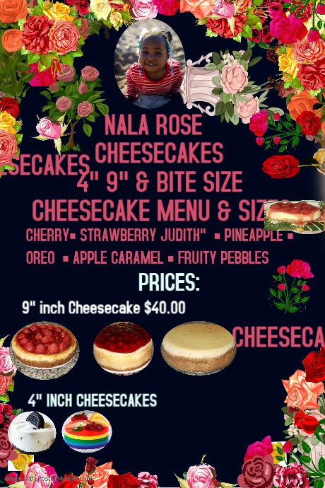 Copy of Floral Rose Poster Template | PosterMyWall