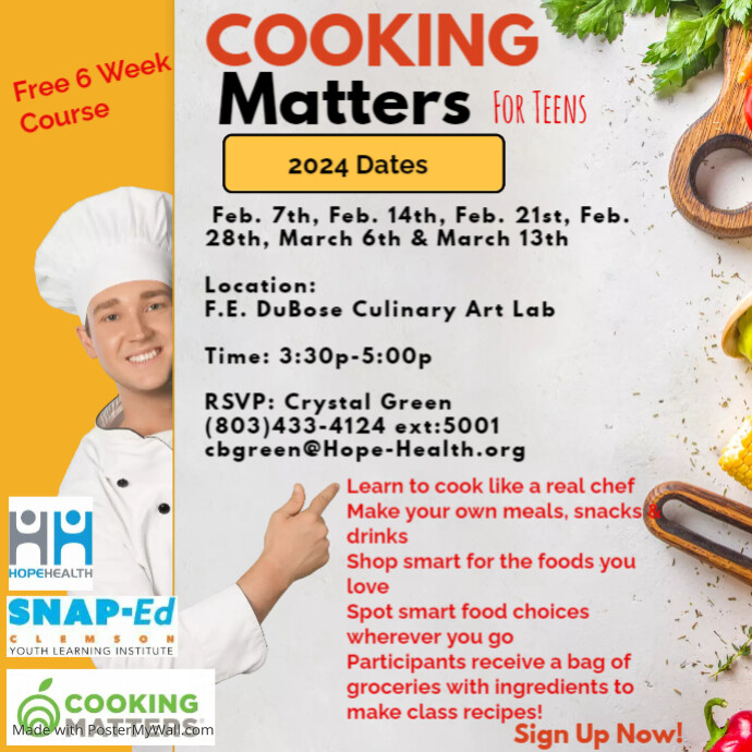 COOKING CLASSES CULINARY COOKING CLASS FLYERS | PosterMyWall