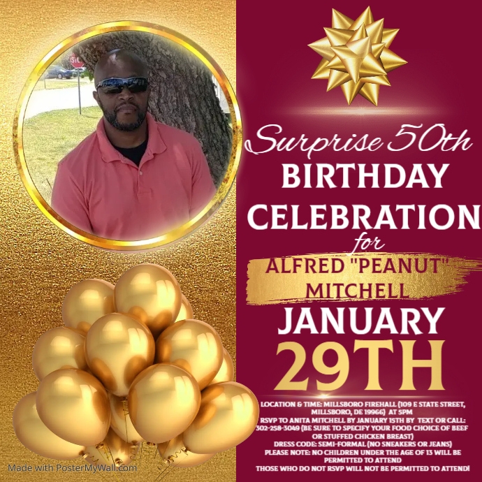 Copy of HAPPY BIRTHDAY ad social media TEMPLATE | PosterMyWall