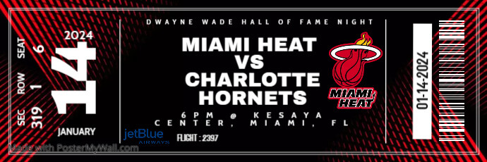 black and red colors ticket template design | PosterMyWall