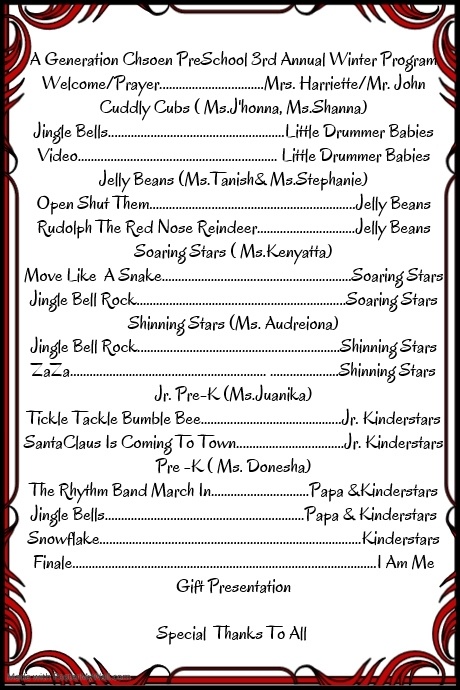 Copy of Event Program Template Final 1 | PosterMyWall