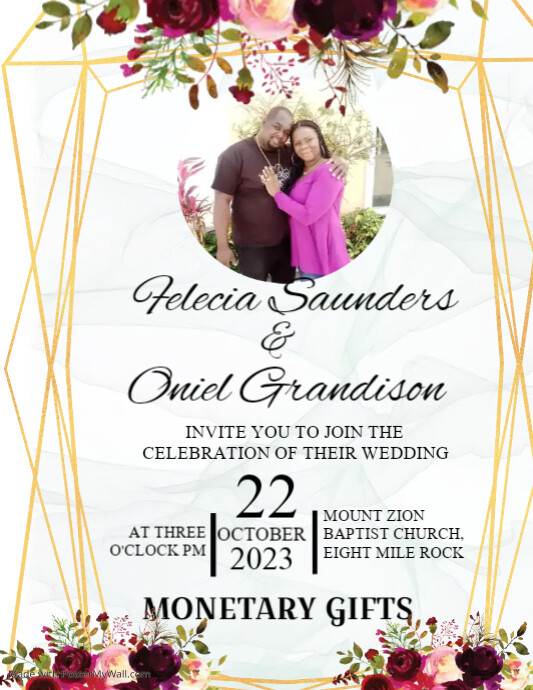 Wedding Invitation (2) | PosterMyWall
