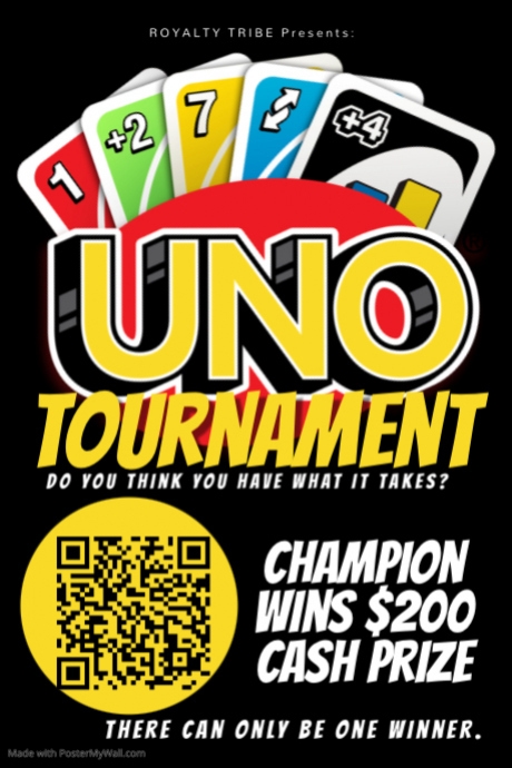 Copy of Uno Tournament Poster | PosterMyWall