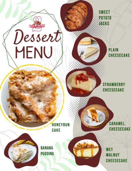 Copy of L2S DESSERT MENU | PosterMyWall