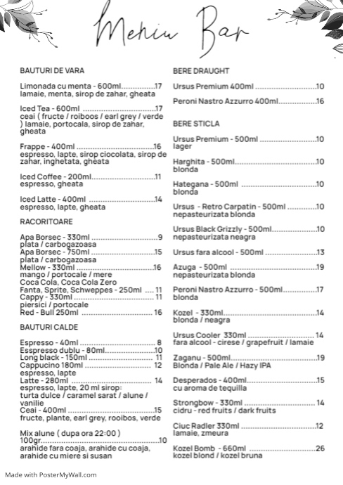 Copy of MENIU BAR pg 1 -6.7.2023 | PosterMyWall
