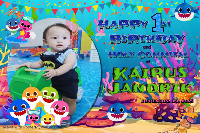 Baby Shark Banner Template | PosterMyWall