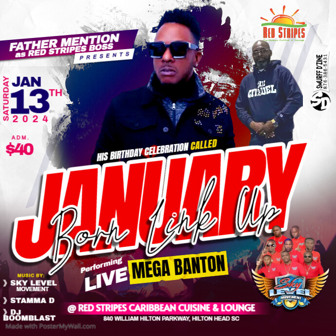 JANUARY BORN LINK UP2 | PosterMyWall