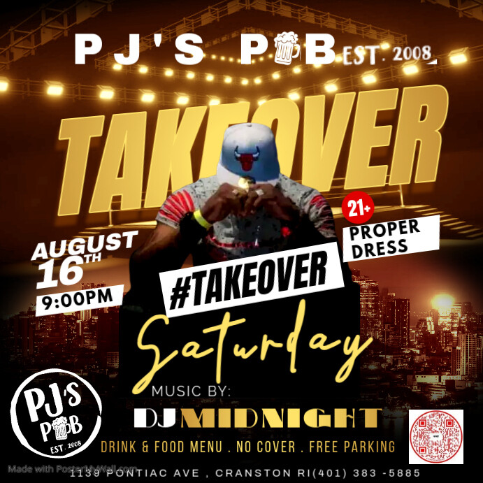 takeover party | PosterMyWall
