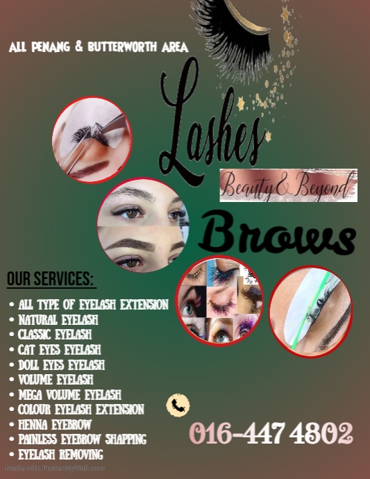 Beauty hairstyles salon flyer | PosterMyWall