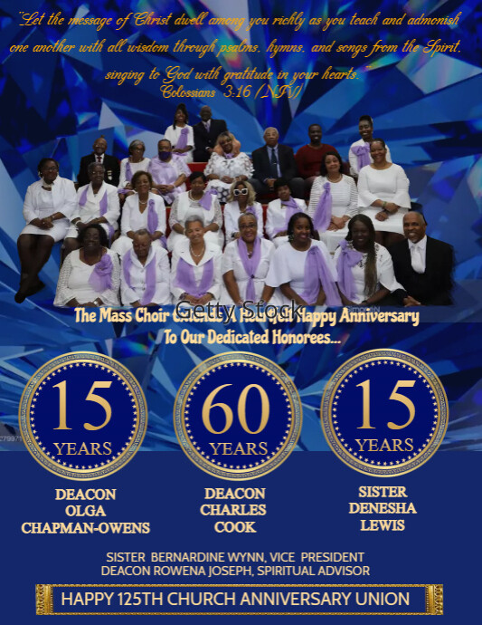 HONOREES JOURNAL AD | PosterMyWall