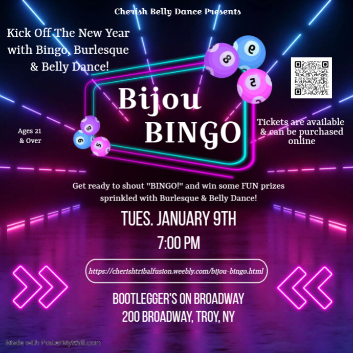 Bijou Bingo Flyer IG - Generic | PosterMyWall
