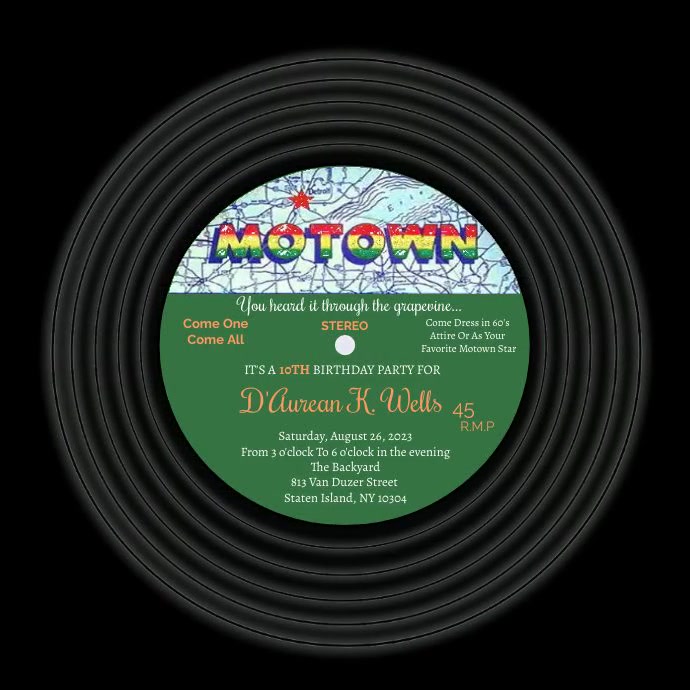 Copy of Chunkz 10th Birthday Invitation | PosterMyWall