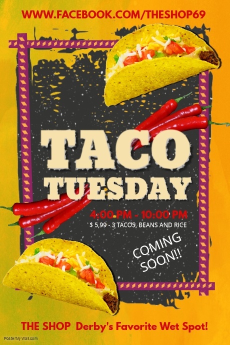 TACO TUESDAYS | PosterMyWall