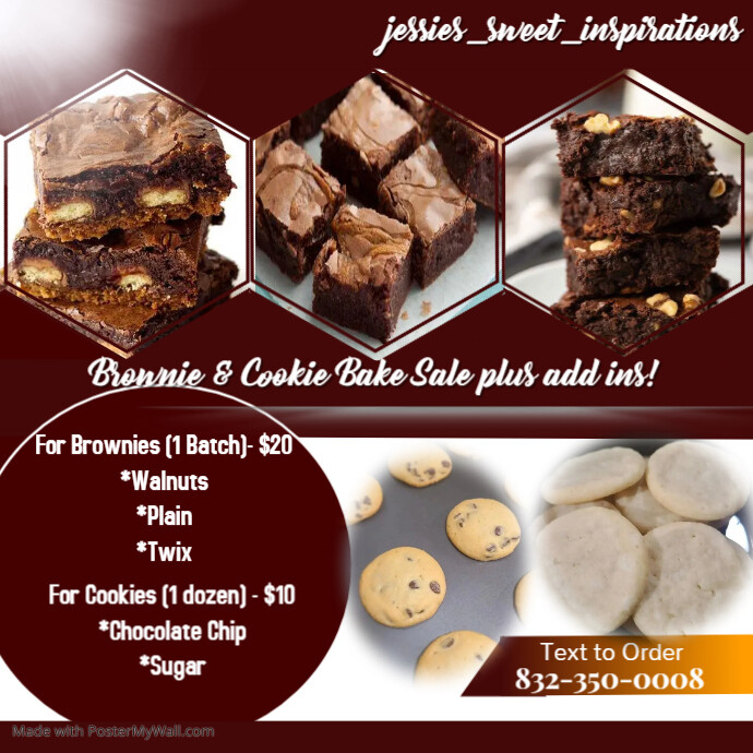 BAKERY CAKE SHOP FLYER POSTER | PosterMyWall