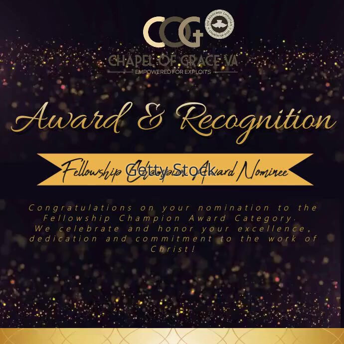 Copy of Fellowship-Champion-Award | PosterMyWall