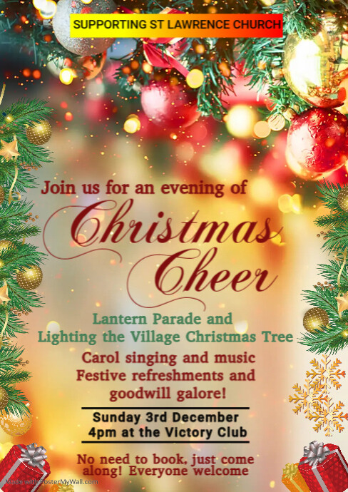 Christmas Cheer A4 | PosterMyWall