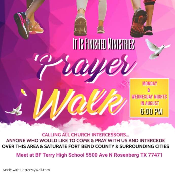 Copy of CHURCH PRAYER WALK FLYER TEMPLATE | PosterMyWall