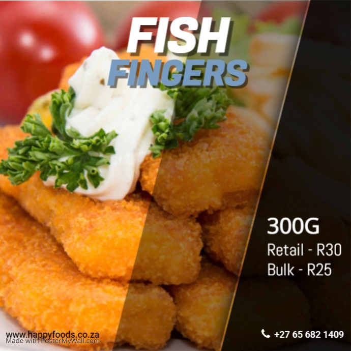 Fish Fingers Facebook design 1 | PosterMyWall