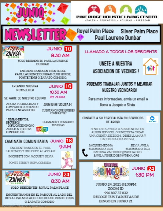 SPANISH JUNE NEWSLETTER | PosterMyWall