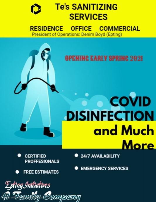 Copy of Disinfection flyer | PosterMyWall
