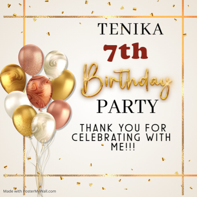 birthday, event, party | PosterMyWall