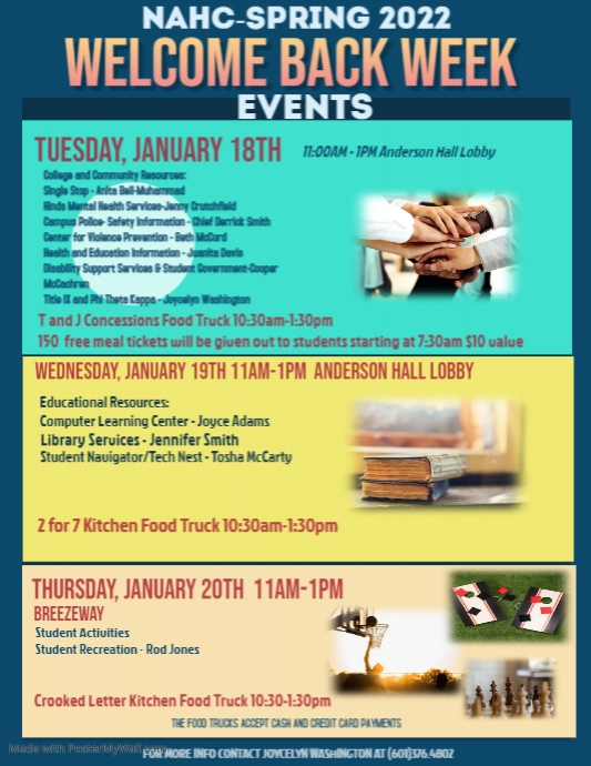 Copy of Welcome Week Flyer NAHC | PosterMyWall